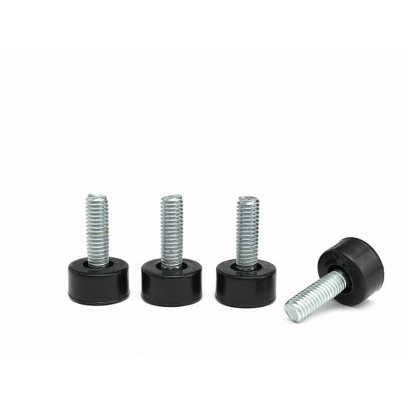 HSS Wire Shelf Adjustable Feet Leveler, Screw Bolt Size 5/16", 4-Pack ...