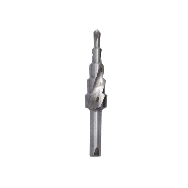 HSS spiral flute step drill bit 4-12/20/32mm triangular shank step ...