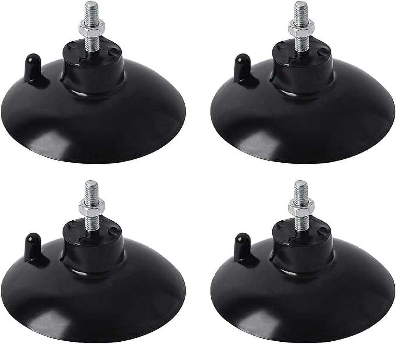 HSTECH (4 Pcs) Black French Fry Suction Cup Feet Compatible with ...