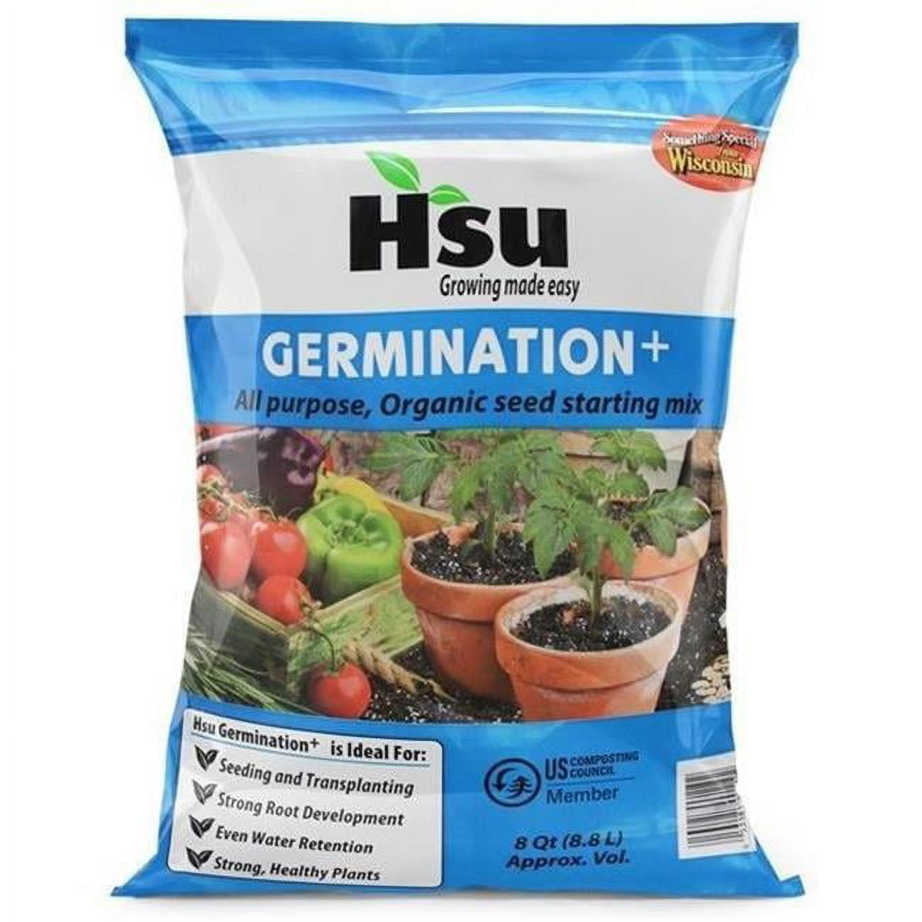 HSU Growing Supplies 5028874 3 cu. ft. Germination Plus Organic Seed ...