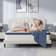 Home Life 6" Full Mattress: Medium-Firm Hybrid with Bonnell Springs and ...