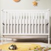 Sesslife 5-In-1 Convertible Crib, Baby Bed, Converts from Baby Crib to ...