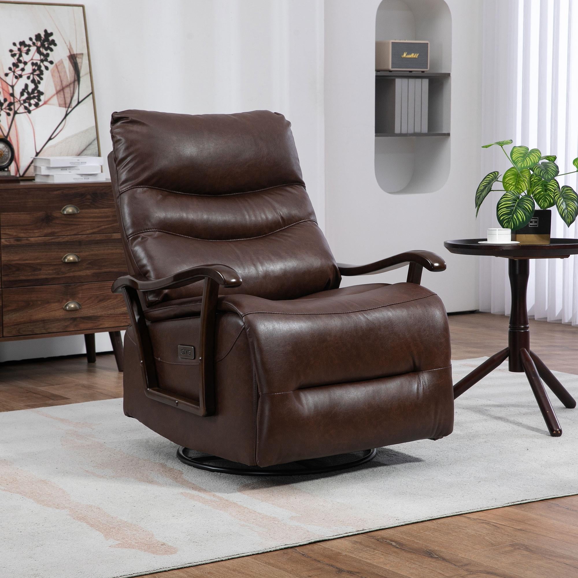 HSUNNS Recliner Chair, Manual Oversized Reclining Chair with 360 Degree ...