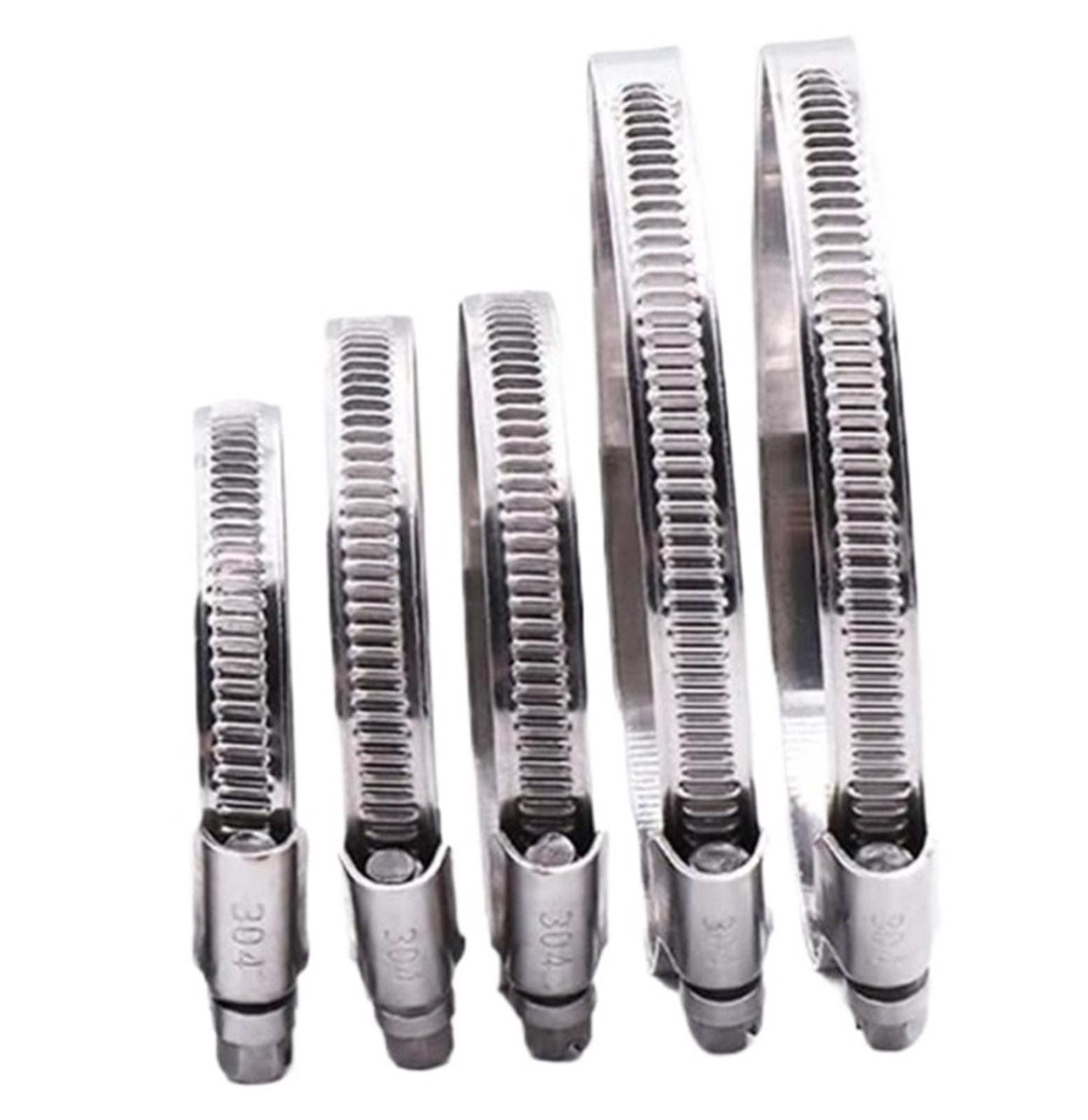 HSUTMEZ Hose Clamp 5pcs, 304 Stainless Steel, Style Water Pipe Duct ...