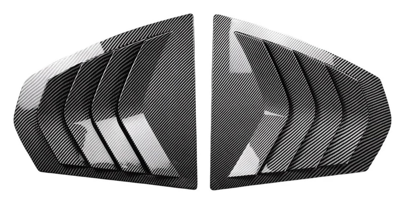 HSUTMEZ Rear Window Louvers, Rear Triangle Window Shade Spoiler ...