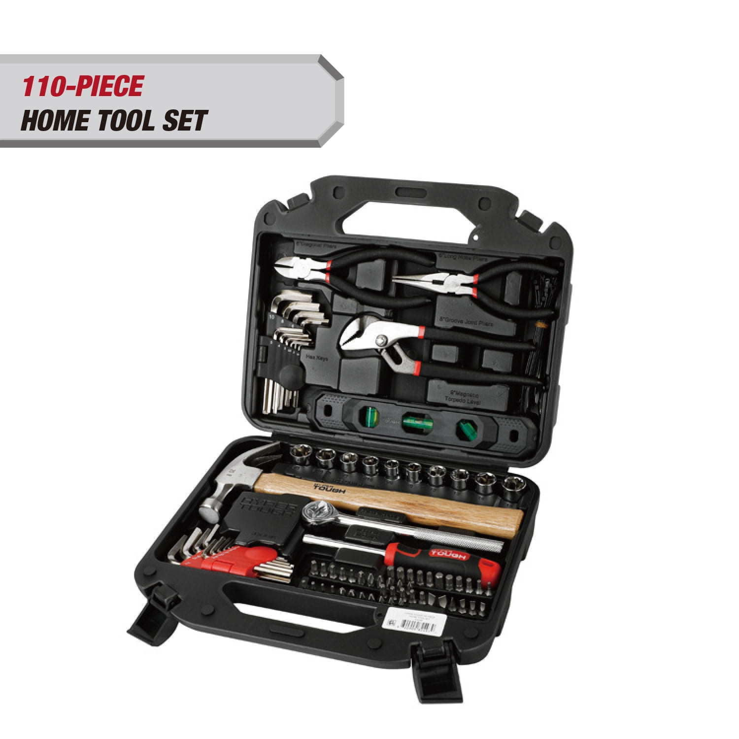 Hyper Tough 110-Piece Tool Set - Walmart.com