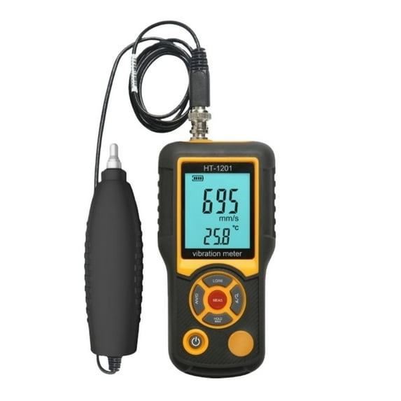 HT-1201 Portable Vibration Meter Analyzer 0.1~199.9m Ht-1201 Digital ...