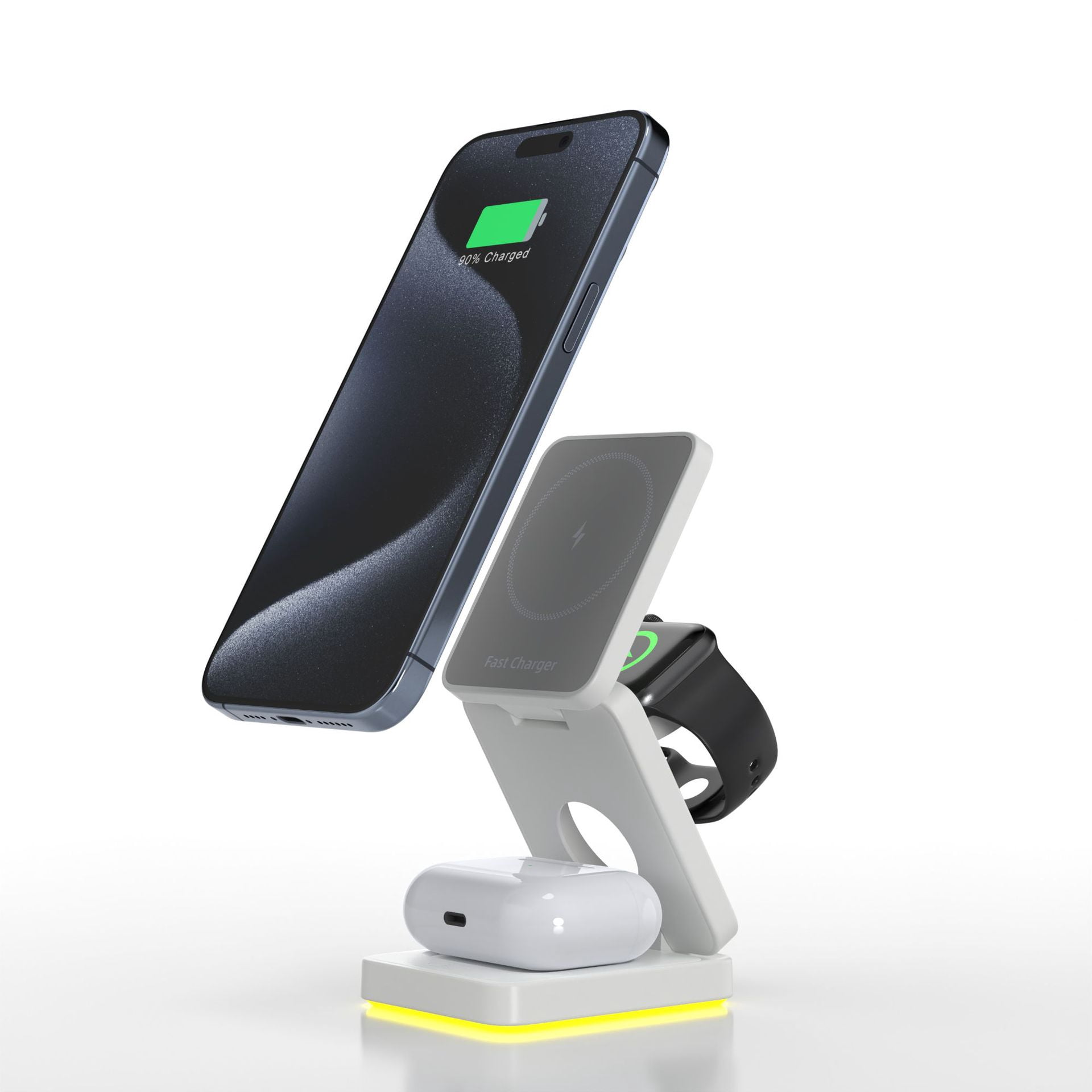 HT-552 magnetic wireless charger, strong magnetic absorption, fast ...