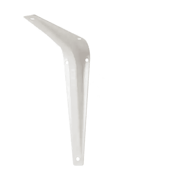 Hyper Tough 6 inch x 8 inch Shelf Bracket White - Walmart.com