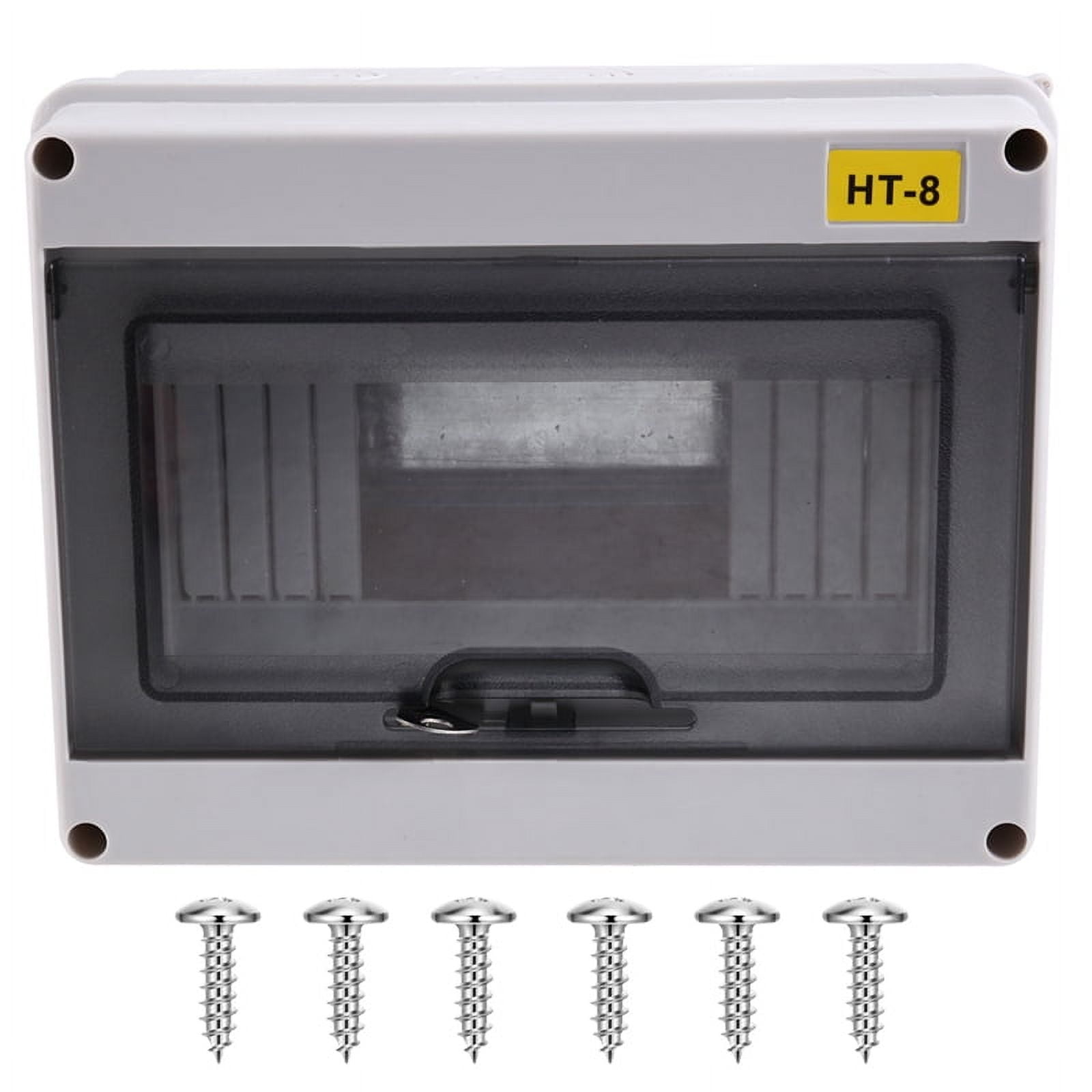 HT-8 Way IP65 Mcb Breaker Box Distribution Protection Box ABS Power ...