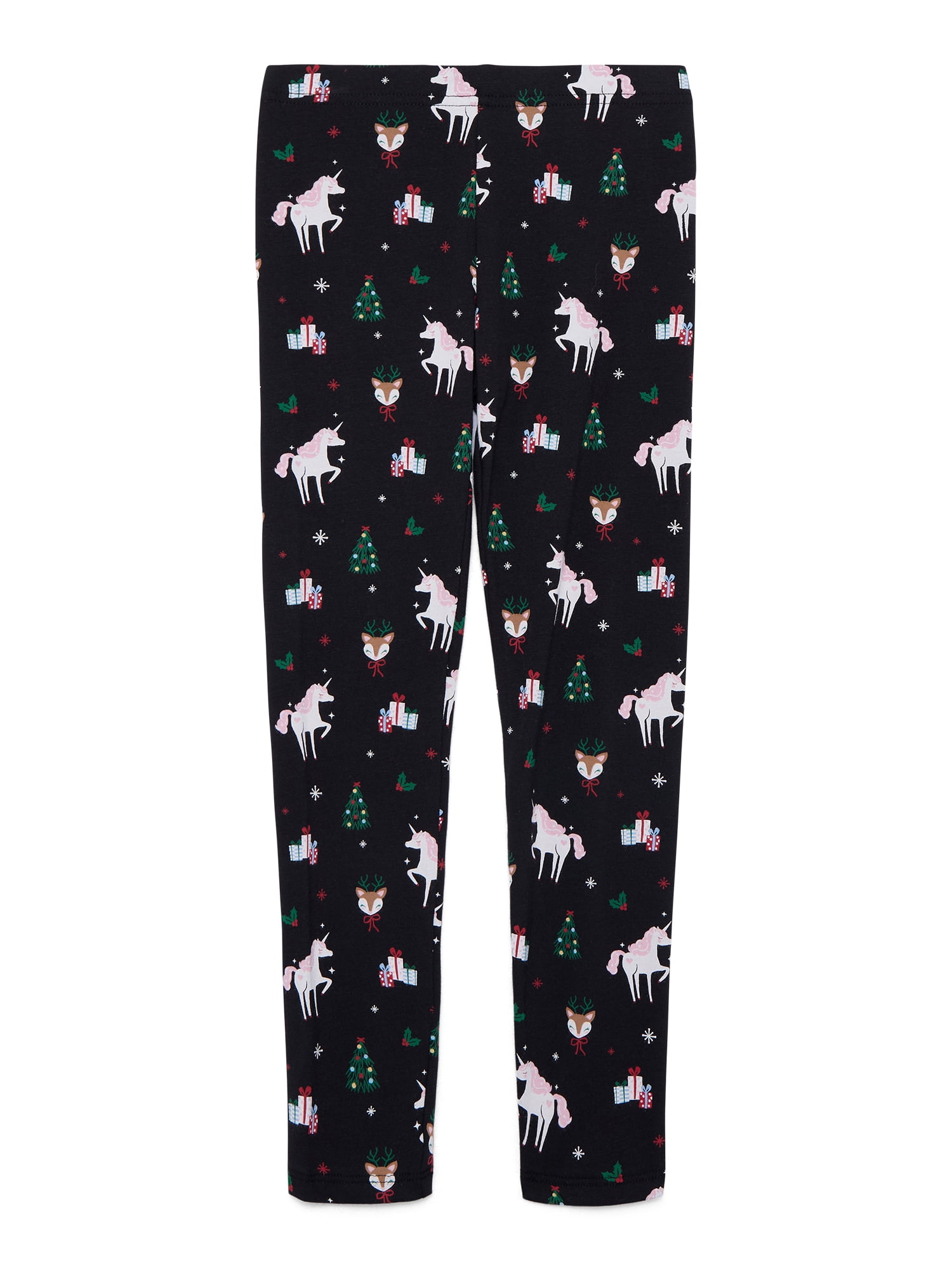 Holiday Time Girls Christmas Printed Leggings, Sizes 4-18 - Walmart.com