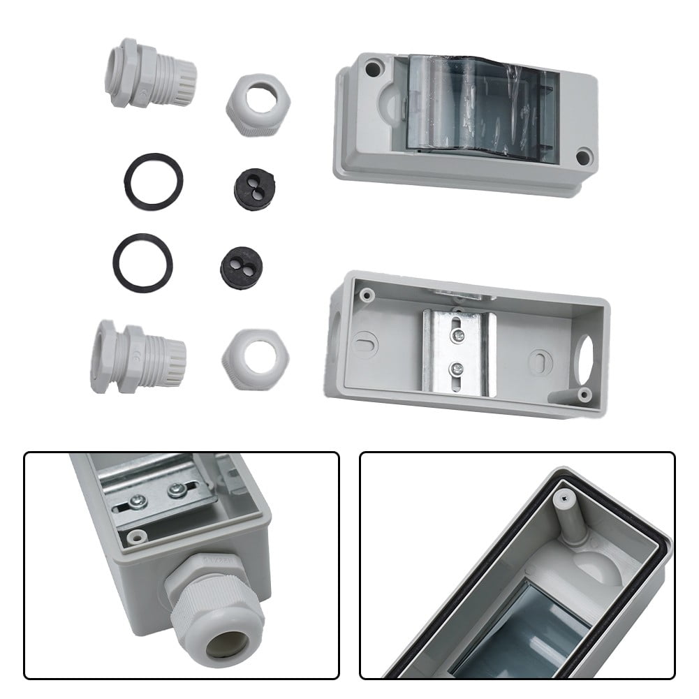 HT series outdoor waterproof distribution box MCB switch PC junction box IP65 - Walmart.com