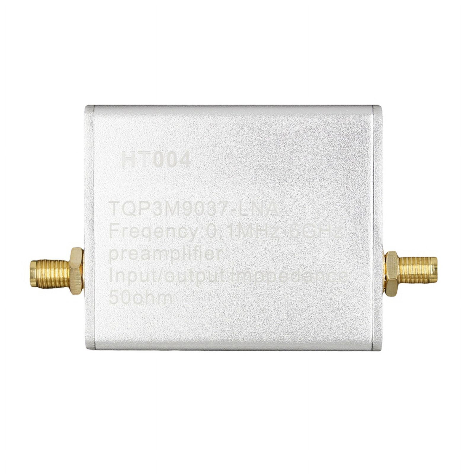 HT004 Low Noise Amplifier 100K-6GHz 20dB High Gain Power Preamplifier ...