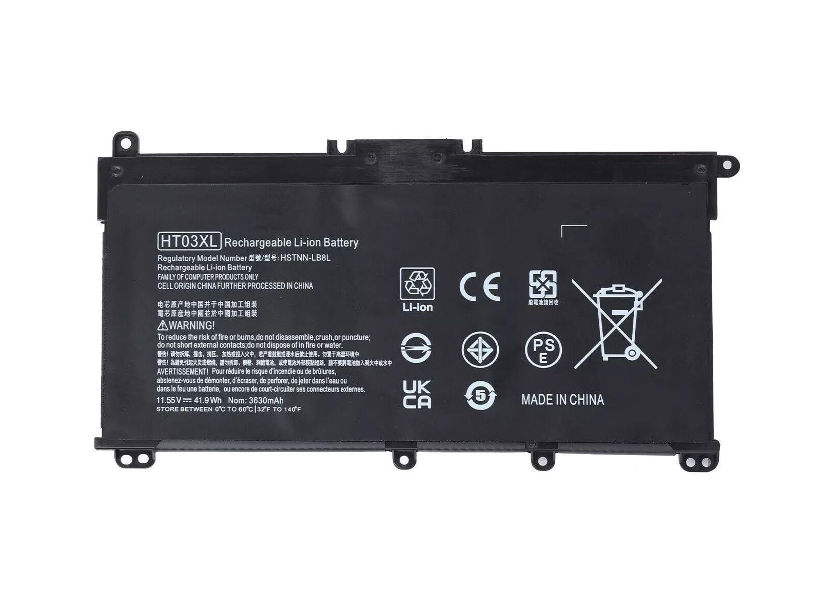 HT03XL L11119-855 HTO3XL Replacement Battery for Pavilion 15-DA 15-DB ...