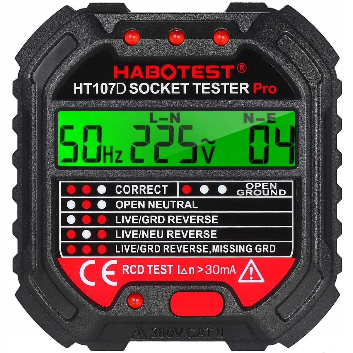 HT107D socket tester detects circuit plug phase tester - Walmart.com