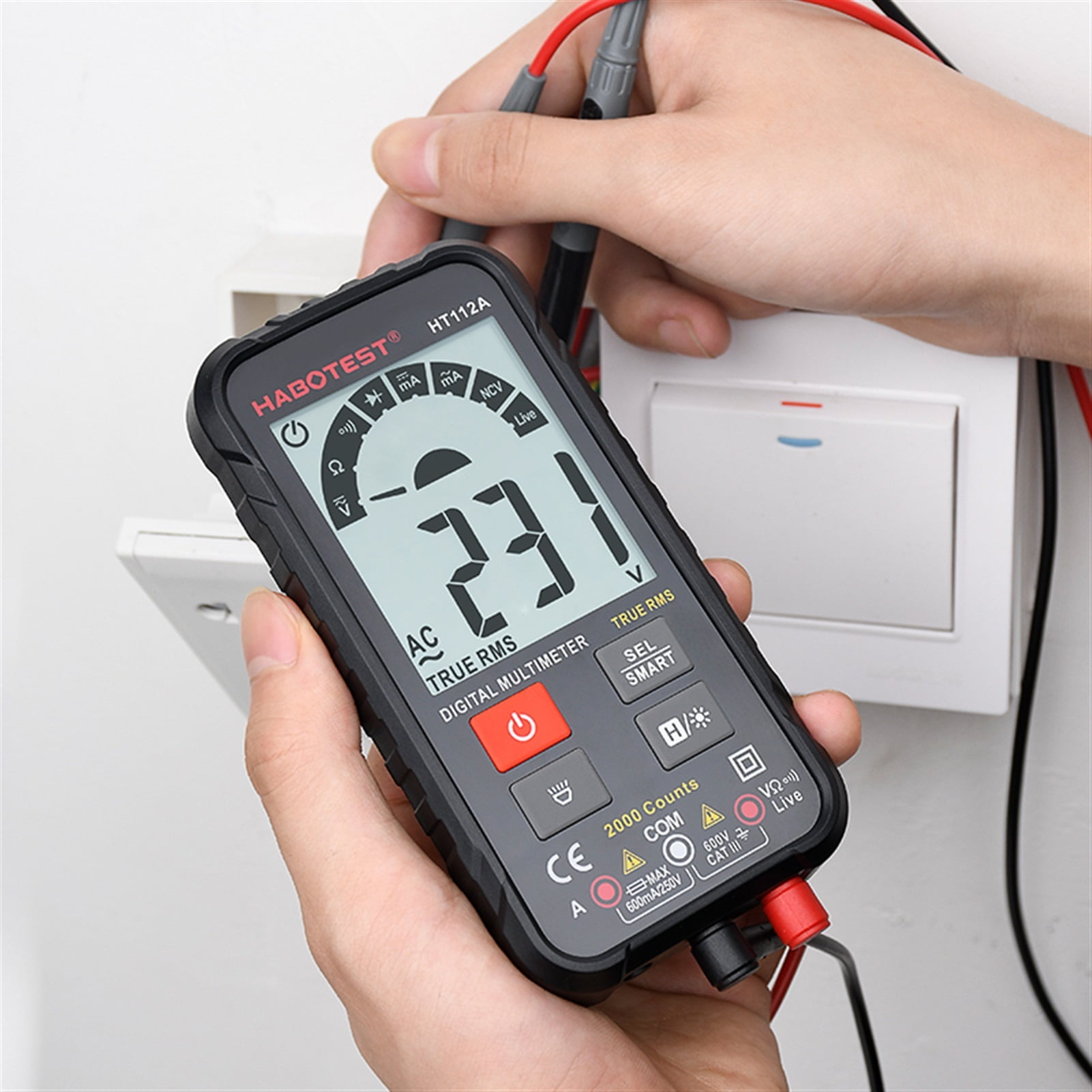 HT112 Smart Multimeter Digital Professional Multimeter Electrical DMM ...