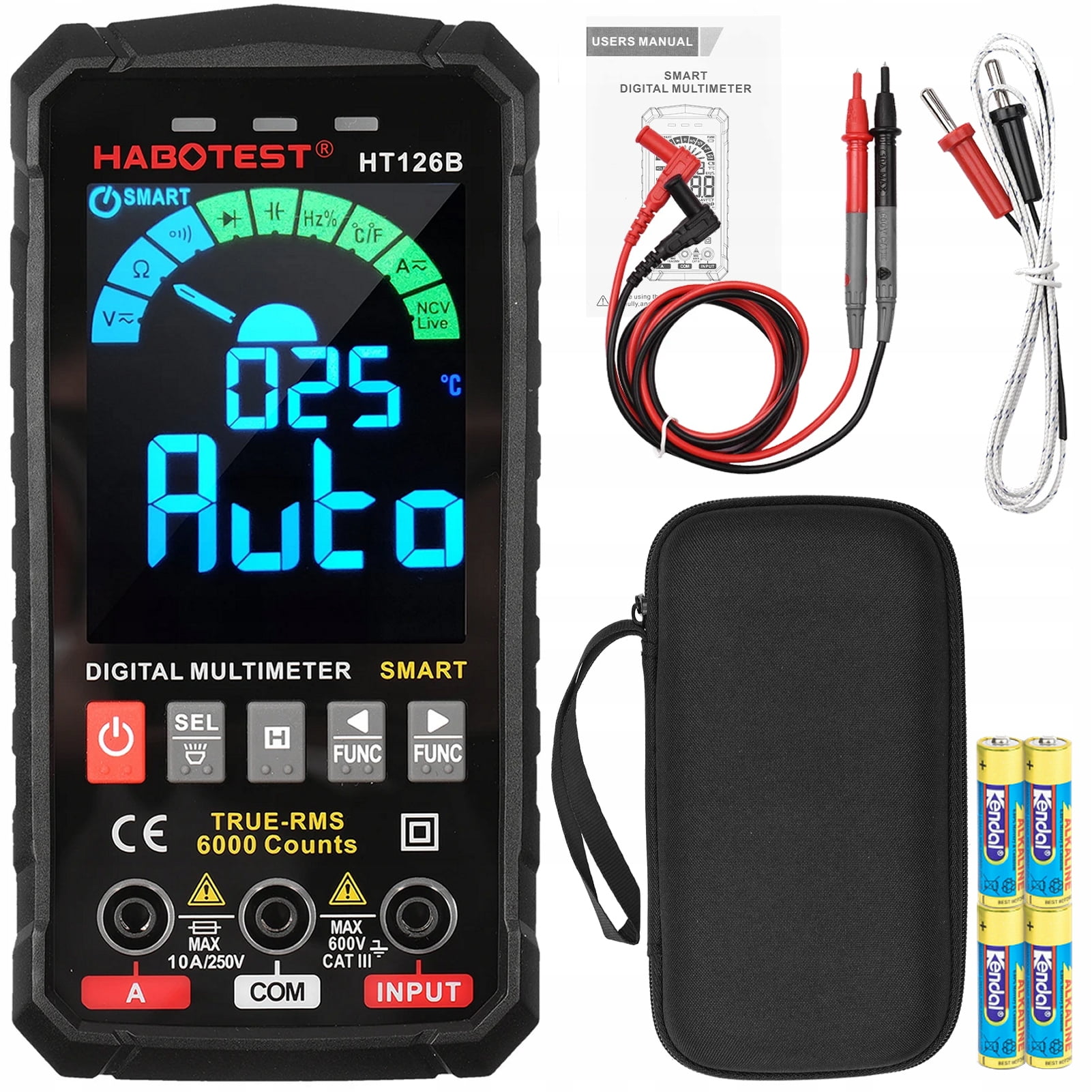 HT126B multimeter digital high-precision electrical automatic ...