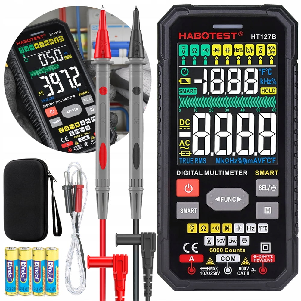 HT127B digital multimeter color screen anti-burn high-precision ...