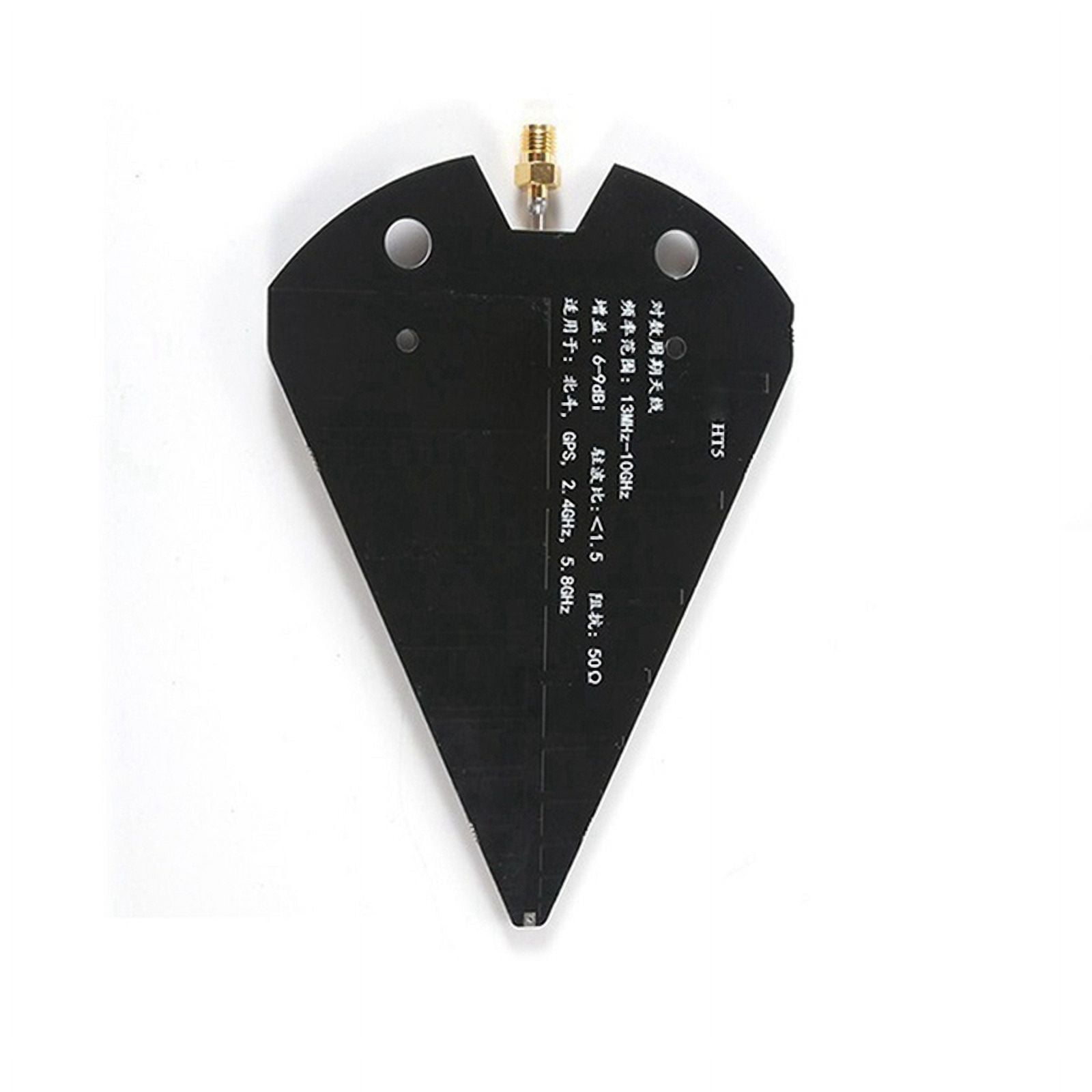 HT5 Log Periodic Antenna 1.3-10GHz Wideband Directional Antenna High Gain 6-9dBi 5 Plastic ...