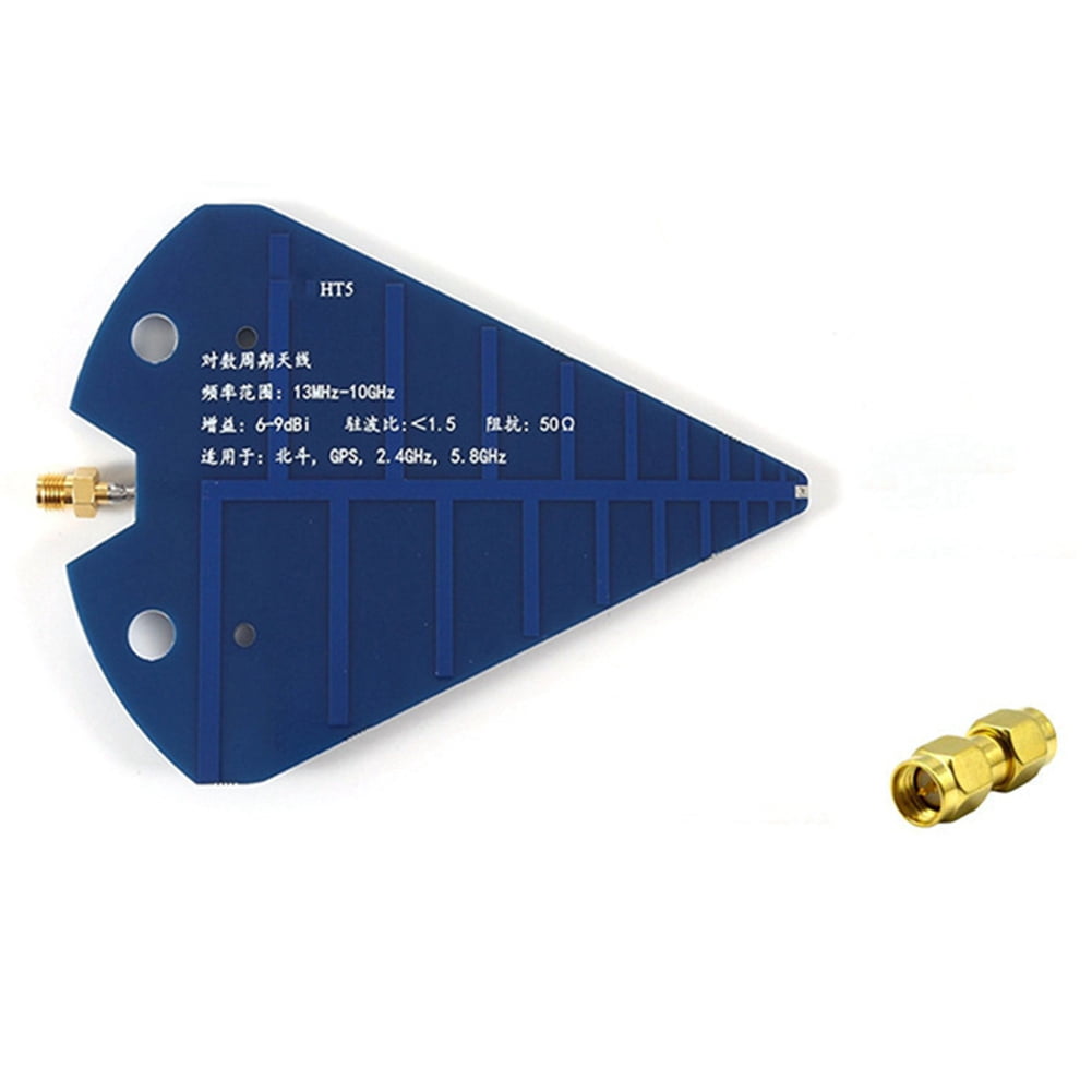 HT5 Log Periodic Antenna 1.3-10GHz for VHF UHF SHF Beidou GPS - Walmart.com