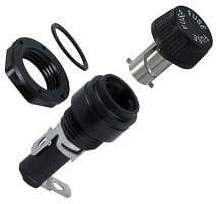 (HTB-56I) Cartridge Fuse Holder. High Profile Rear Hex Nut. For 6x30mm ...