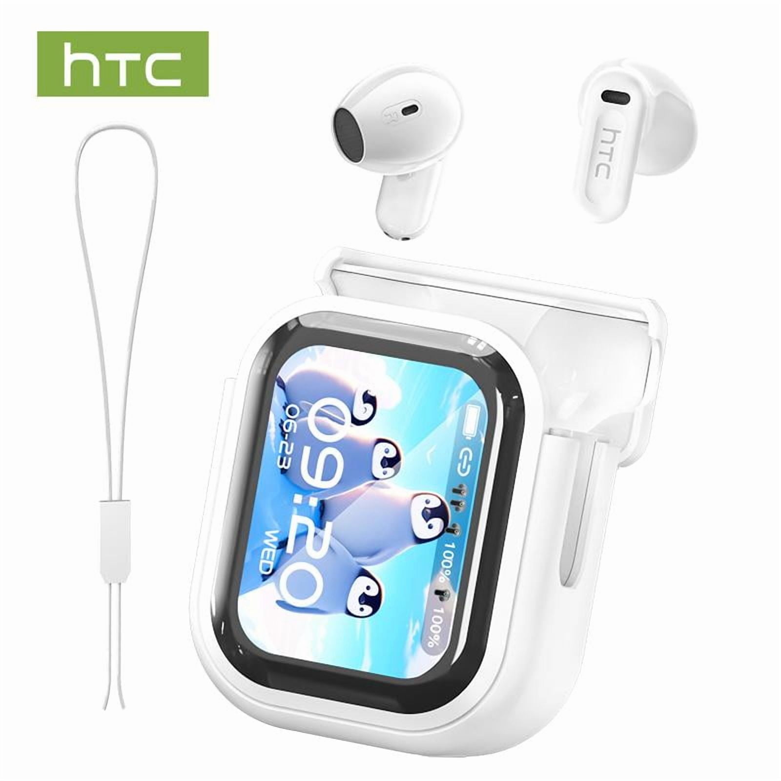 HTC NE20 Bluetooth 5.4 Earphones LED Display High Fidelity Waterproof ...