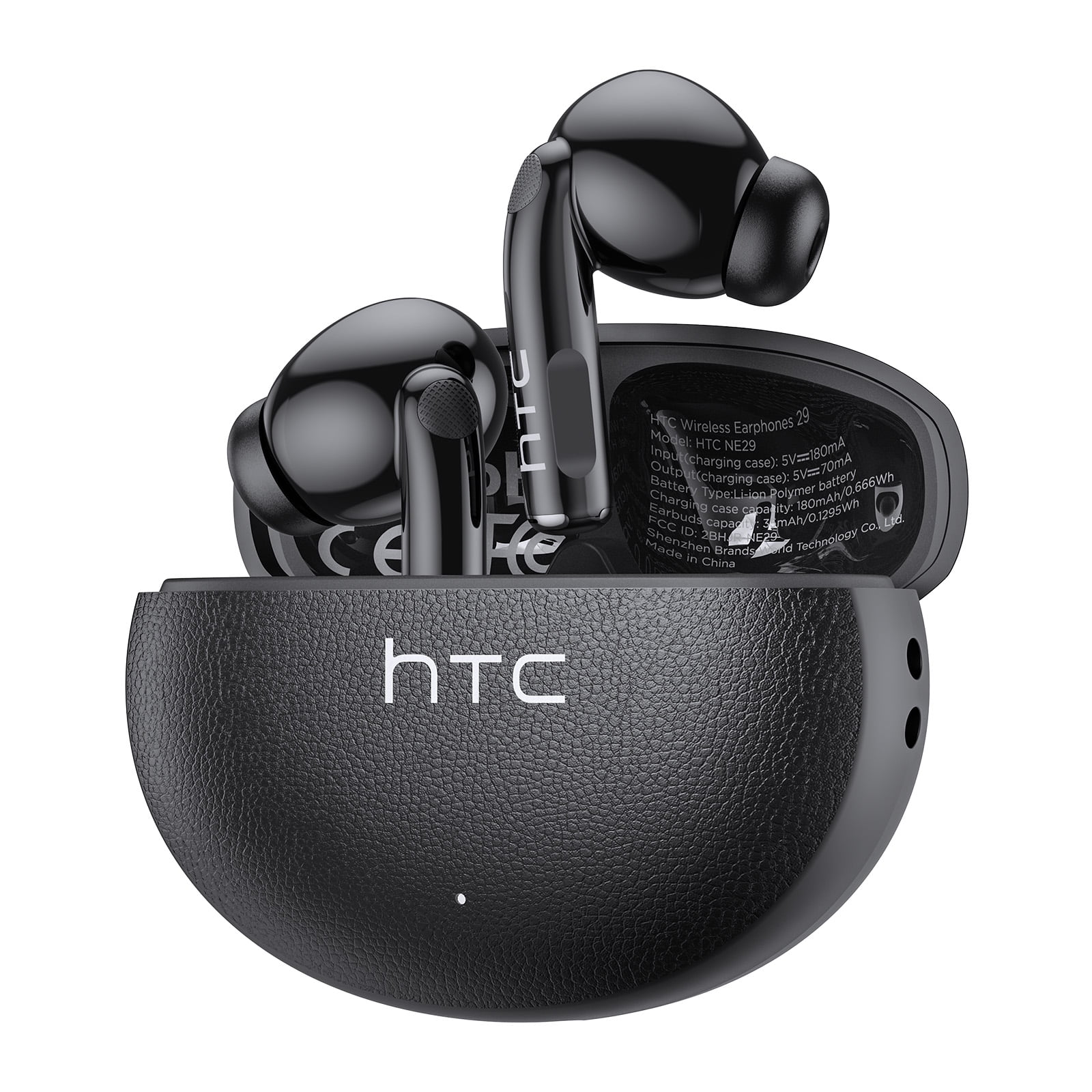 HTC NE29 Wireless Bluetooth 6.0 Open In-Ear Earbuds, AI Translator, Noise-Cancelling Headphones ...
