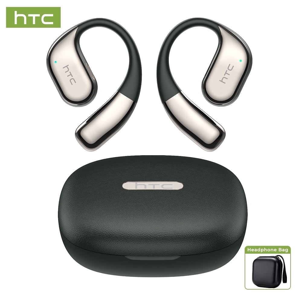 HTC NE39 Wireless Bluetooth 6.0 Open-Ear Earbuds, AI Translator, Noise ...