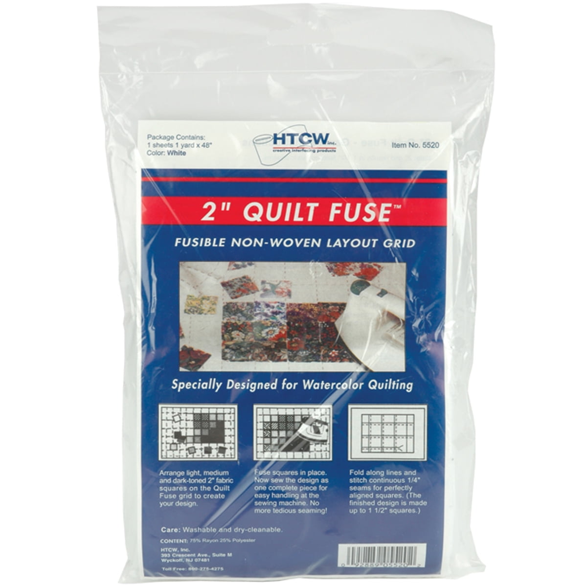 HTC Quilt Fuse Fusible Non-Woven Layout Grid-48"X36" - Walmart.com
