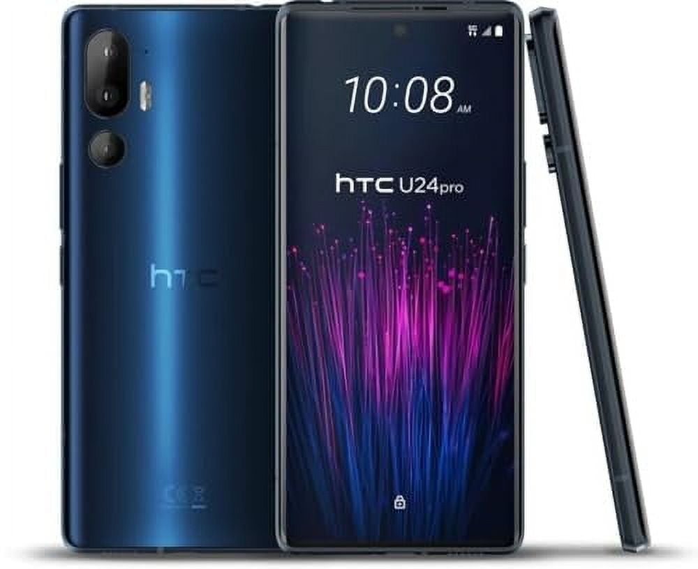 HTC U24 Pro 5G GSM Unlocked Smartphone, 12GB+256GB, 6.8" 120Hz OLED Display, 50+8+50MP Cameras ...