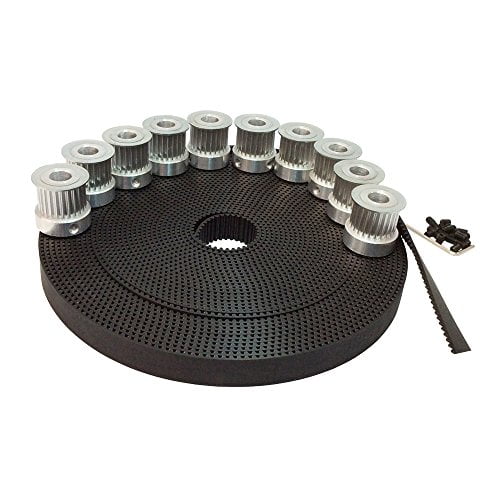 HTD 3M Timing Pulley 24 Teeth Bore 6mm 6.35mm 8mm 10mm 12mm 14mm Pack of 10pcs & Polyurethane ...