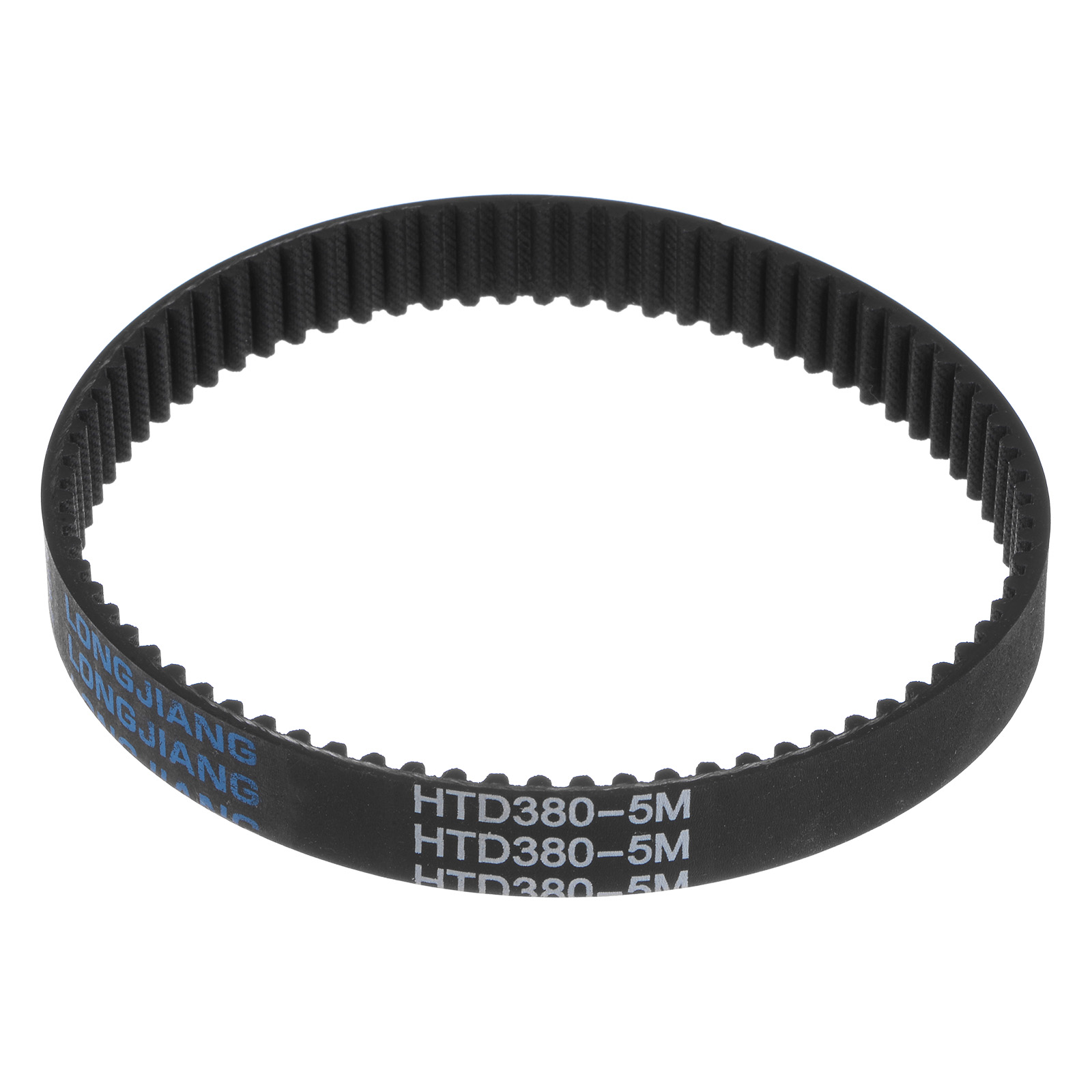 HTD5M-380 Rubber Timing Belt 76 Teeth Closed Loop Pulley Timing Belt 15mm Width, 380mm Pitch ...