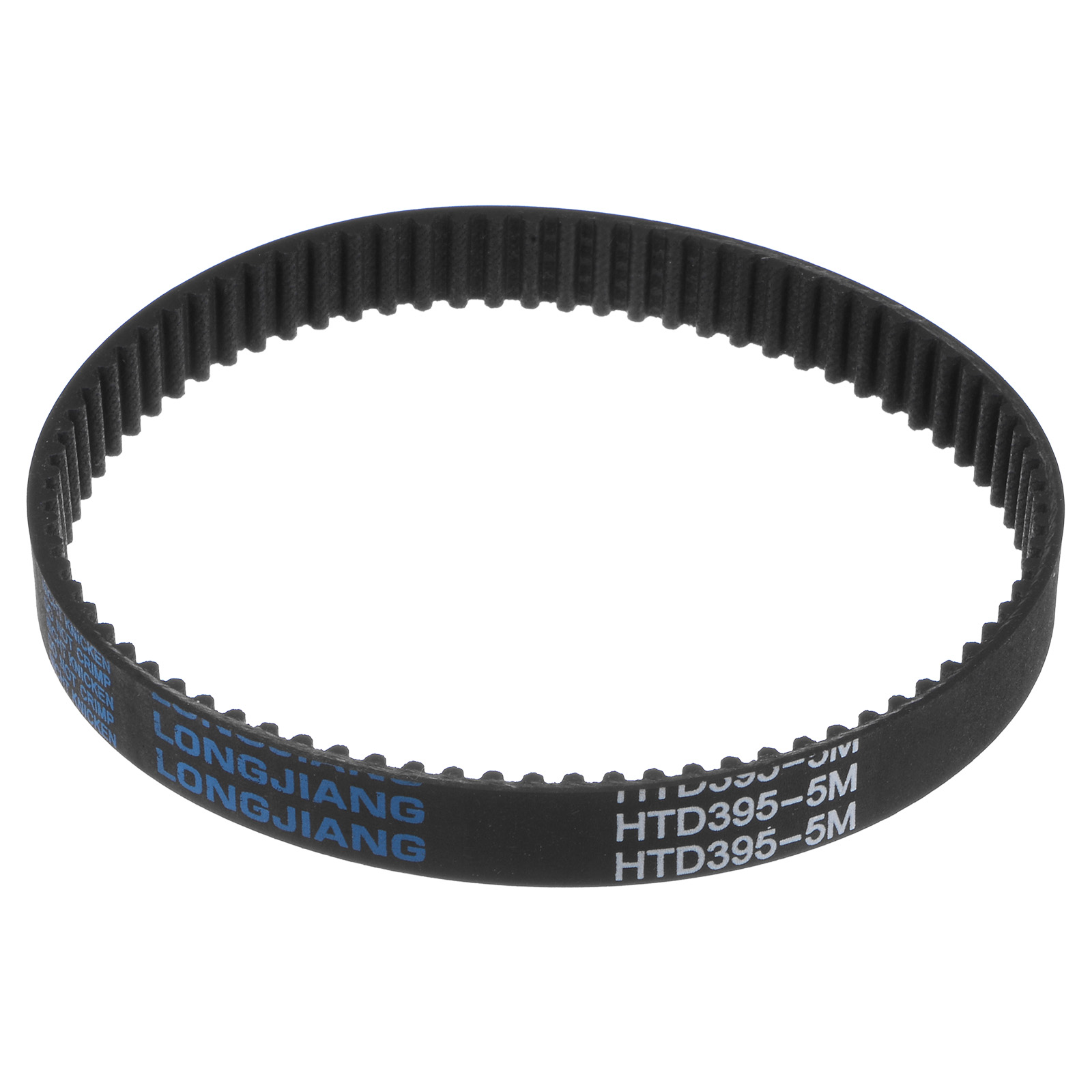 HTD5M-395 Rubber Timing Belt 77 Teeth Closed Loop Pulley Timing Belt 15mm Width, 395mm Pitch ...