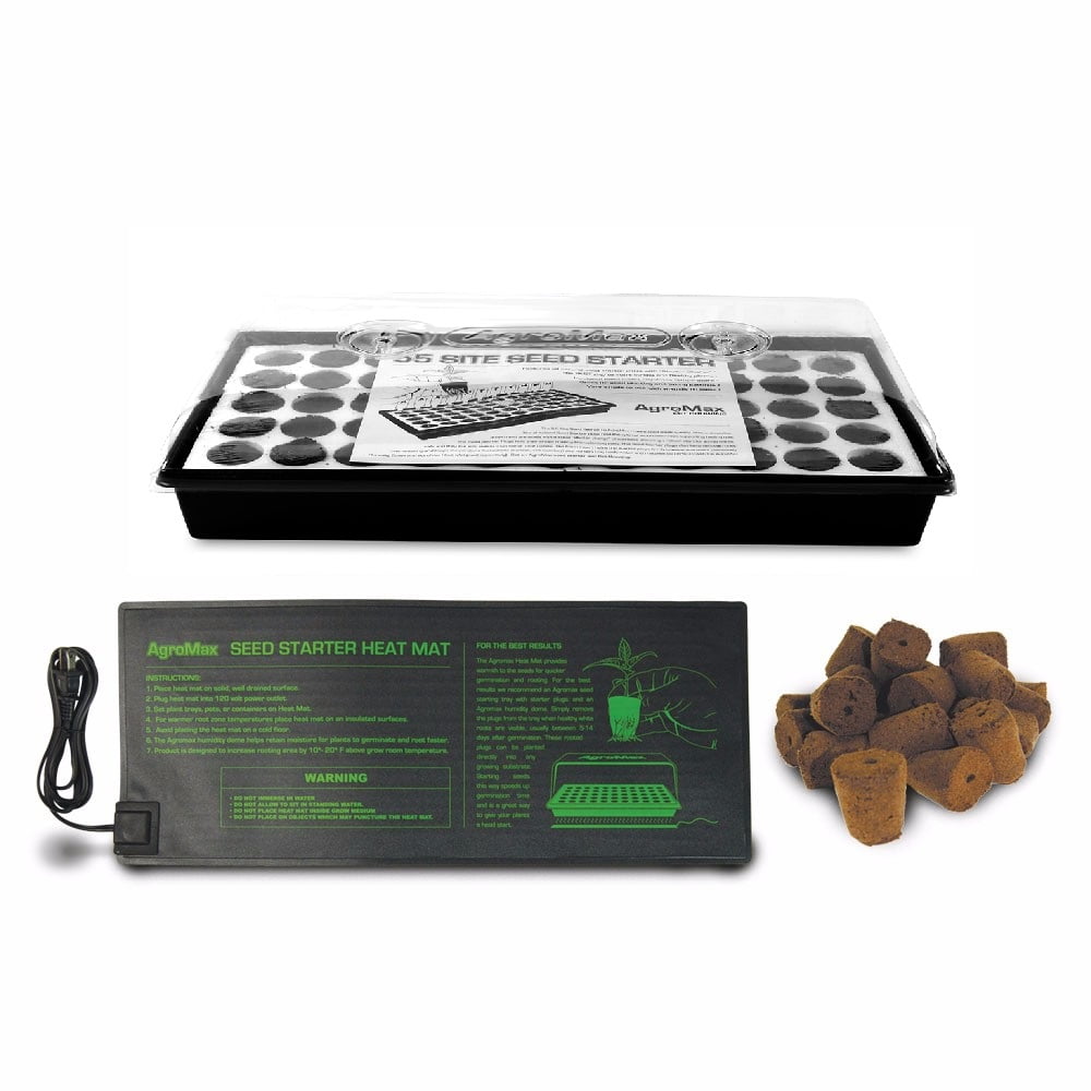 HTG Supply Floating Seed Starter Germination Kit with Humidity Dome ...