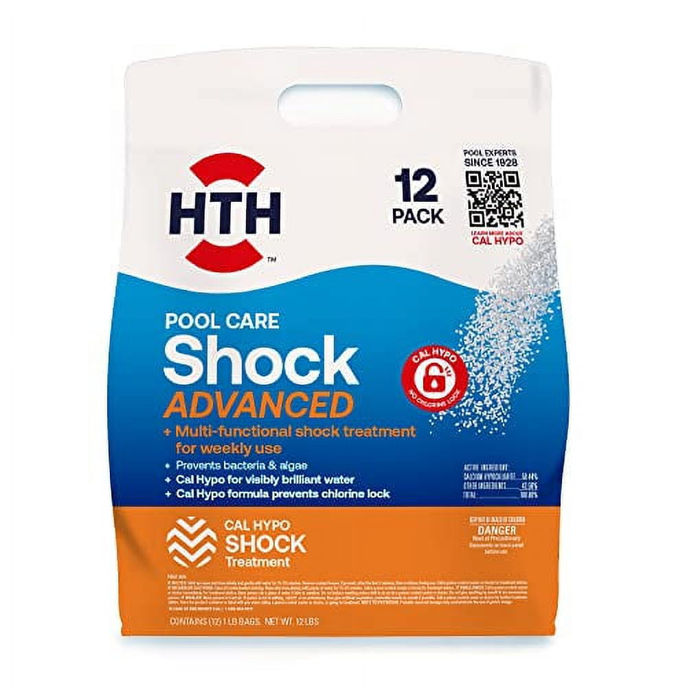 HTH 52037 Advanced Water Chlorine, Cal Hypo Formula, Swimming Pool Care ...