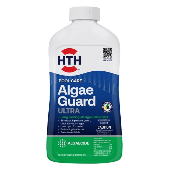 HTH 67089 Swimming Pool Care Algae Guard Ultra, Long Lasting Formula ...