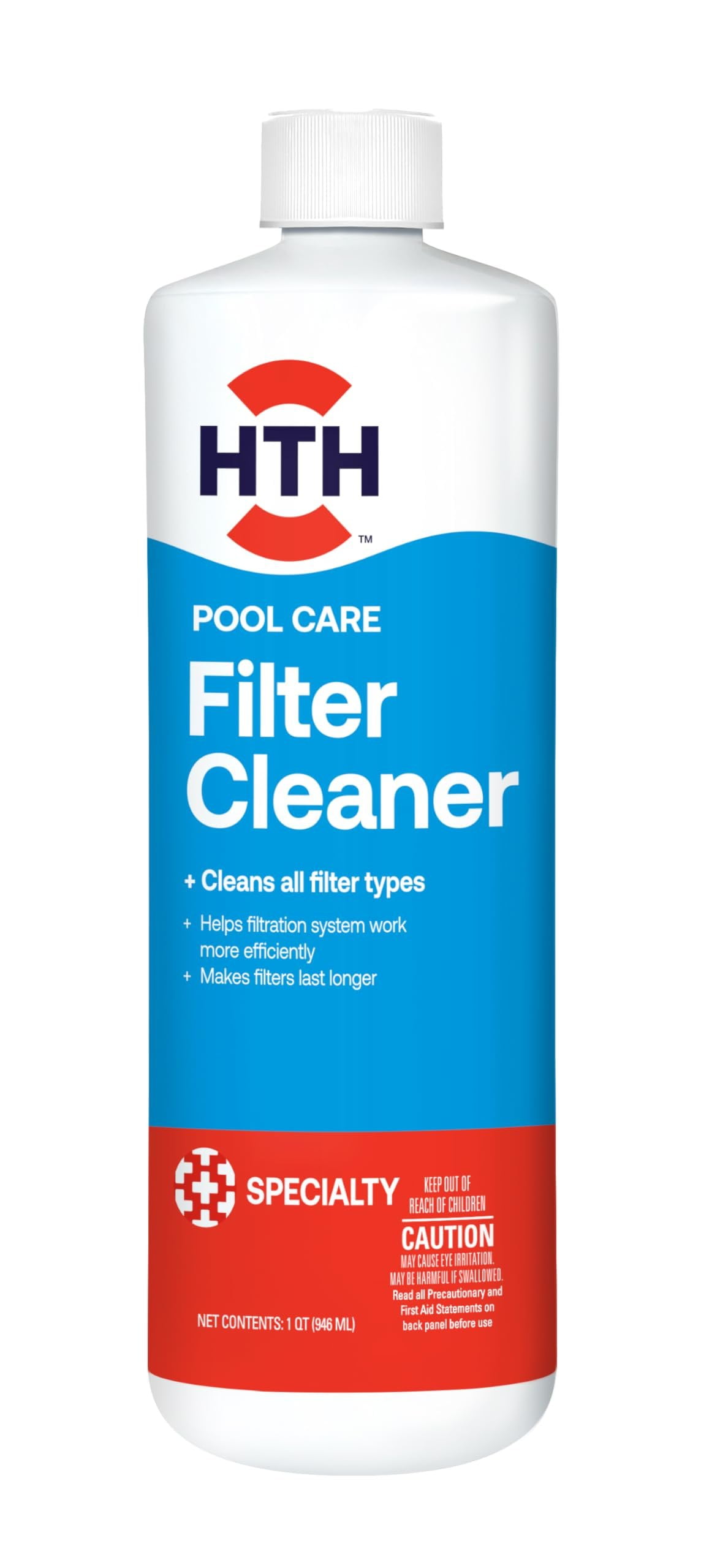 HTH 67227 Swimming Pool Care Filter Cleaner, 32oz - Walmart.com