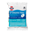 HTH Pool Care 3" Chlorine Tablet Advanced for Swimming Pools, 6oz Single Tablet - Walmart.com