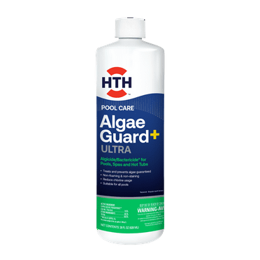 (2 pack) HTH Pool Care Algae Guard +Ultra for Swimming Pools, Liquid ...