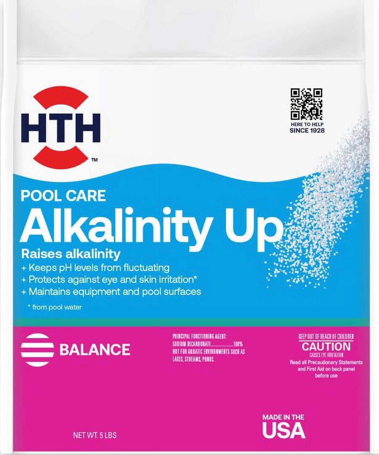 HTH Pool Care Alkalinity Up 5 lbs to raise alkalinity and stabilize pH ...