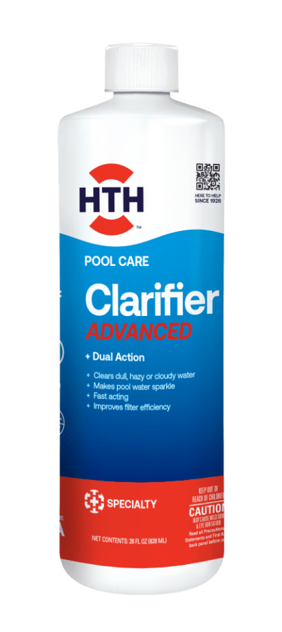 HTH Pool Care Clarifier Advanced for Swimming Pools, Liquid, 28oz ...