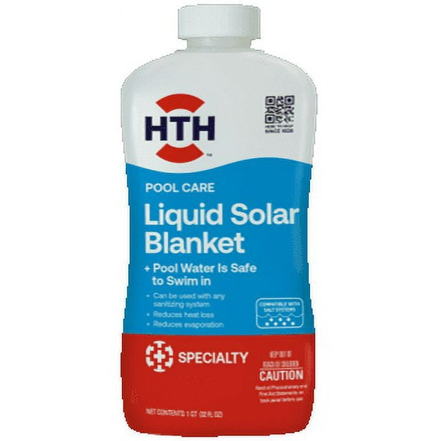 HTH Pool Care Liquid Solar Blanket for Swimming Pools, 1Qt - Walmart.com