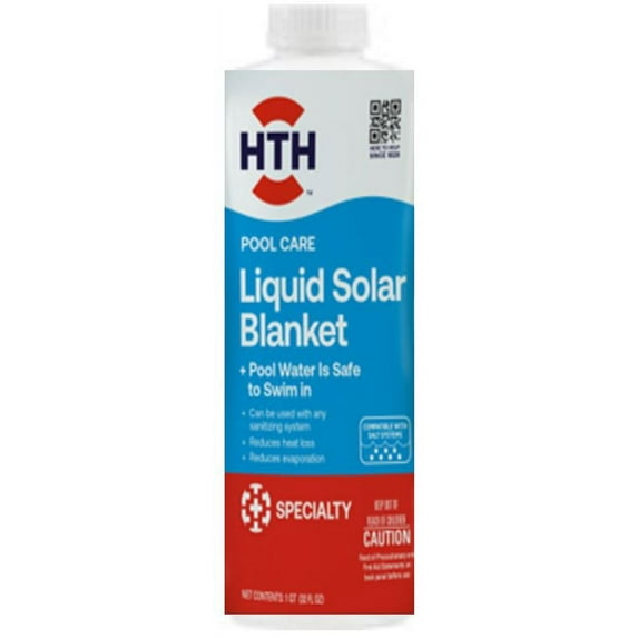 HTH Liquid Solar Blanket — Liquid, 28 fl oz — Pool Chemical Water Evaporation Reducer to Save ...