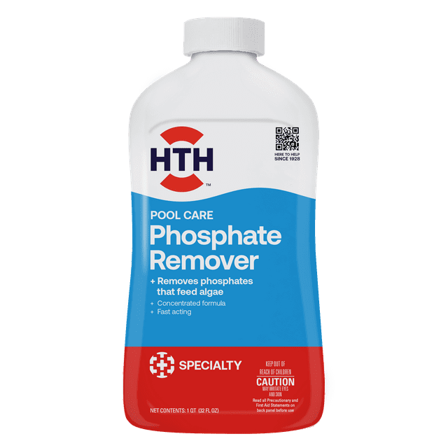 HTH Pool Care Algae Treatment, Phosphate Remover for Swimming Pools ...