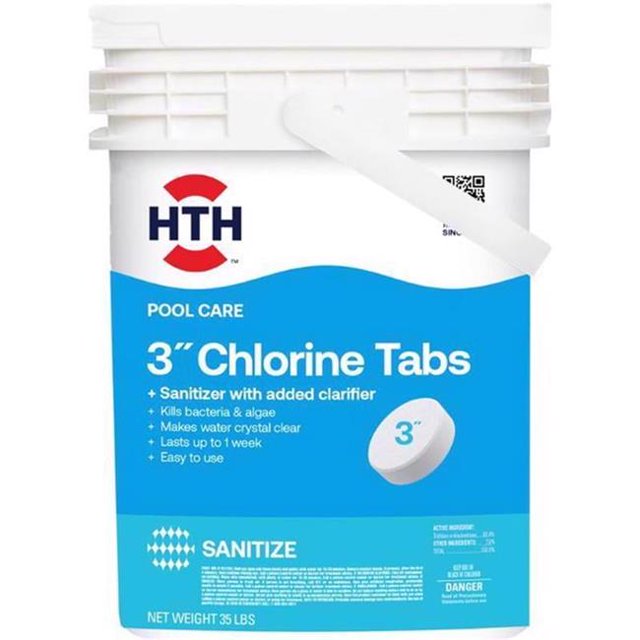 HTH Pool Care Long Last Chlorine Tab Floater, 35 lb - Walmart.com