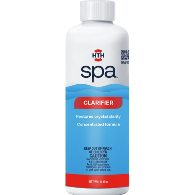 HTH Spa Care Clarifier, Concentrated, for Crystal Clear Water, Liquid ...
