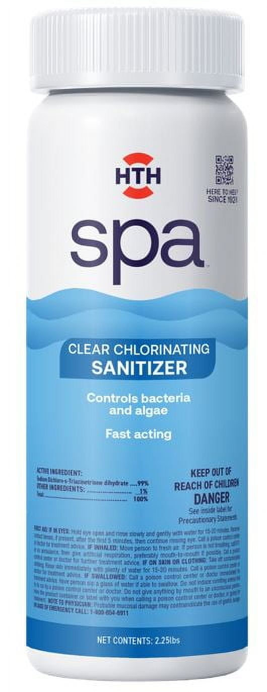 HTH Spa Care Clear Chlorine Granulated Chemical for Spa & Hot Tubs ...
