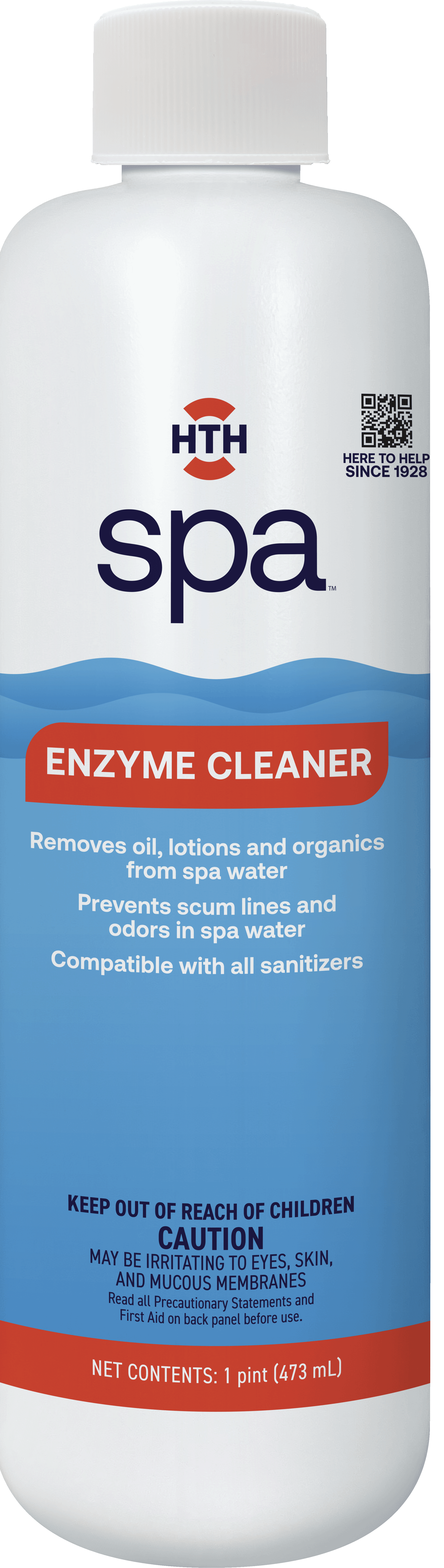 HTH Spa Care Enzyme Cleaner, 16 oz - Liquid Spa Water Treatment ...