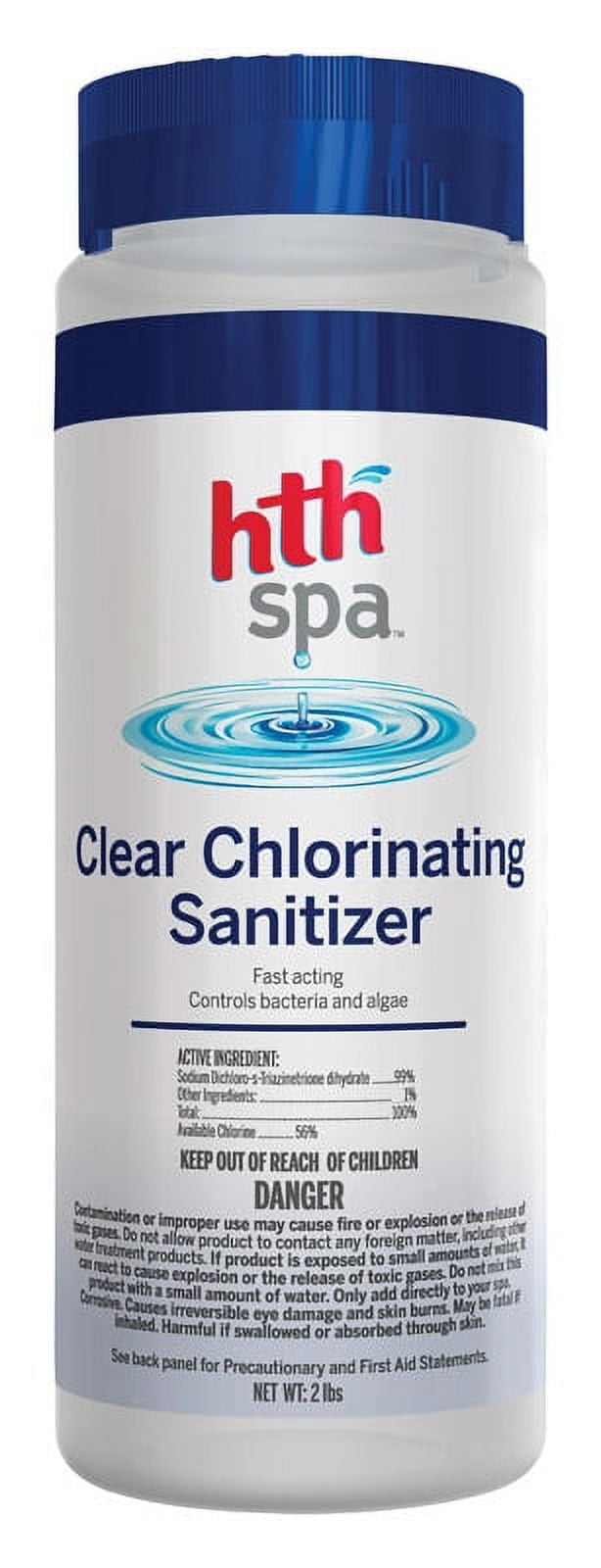 HTH Spa Granule Chlorinating Sanitizer 2 lb - Walmart.com