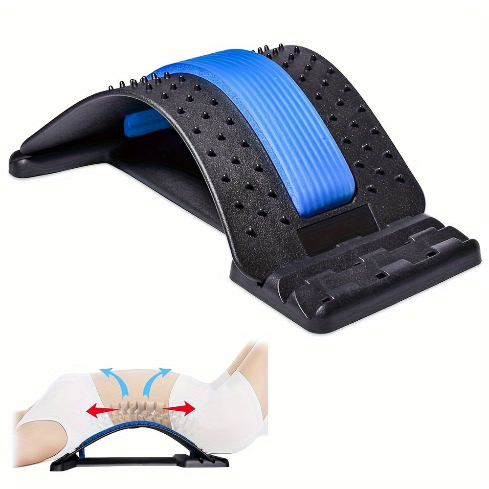 HTHED Back Stretcher Spine Board Multi-Level Back Massager Lumbar Lower ...